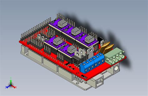 Arduino Mega 2560step模型图纸下载 懒石网