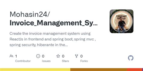 Github Mohasin24invoicemanagementsystemreactspringboot Create The Invoice Management