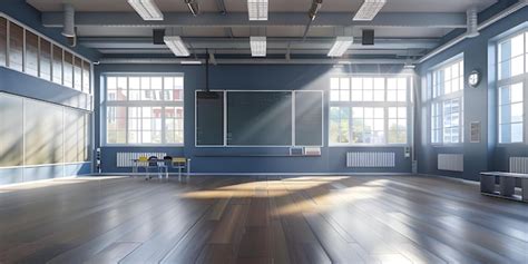 Premium Photo Empty Classroom Of School Background Ai Generated
