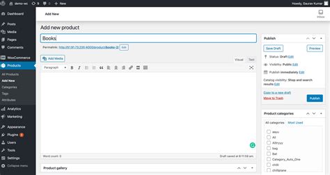 Woocommerce User Guide