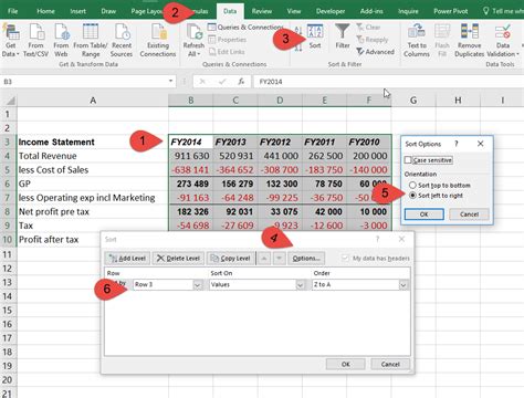 Invert Reverse Columns In Excel • Za