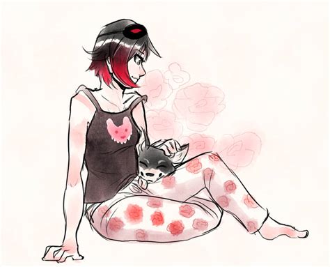 Ruby And Zwei Rwby Fanart By Warriordragonart On Deviantart