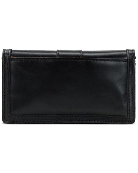 Patricia Nash Gemma Small Leather Crossbody In Gray Lyst