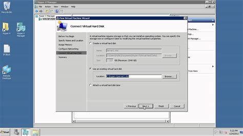 Create Vm From Template Vhd In Microsoft Hyper V Youtube