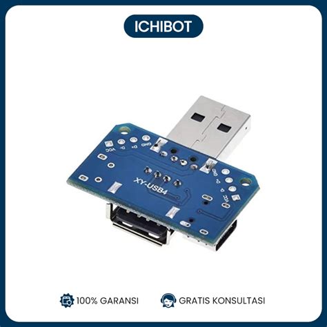 Usb Adapter Board Male To Female Microusb To Header Type C 4p 2