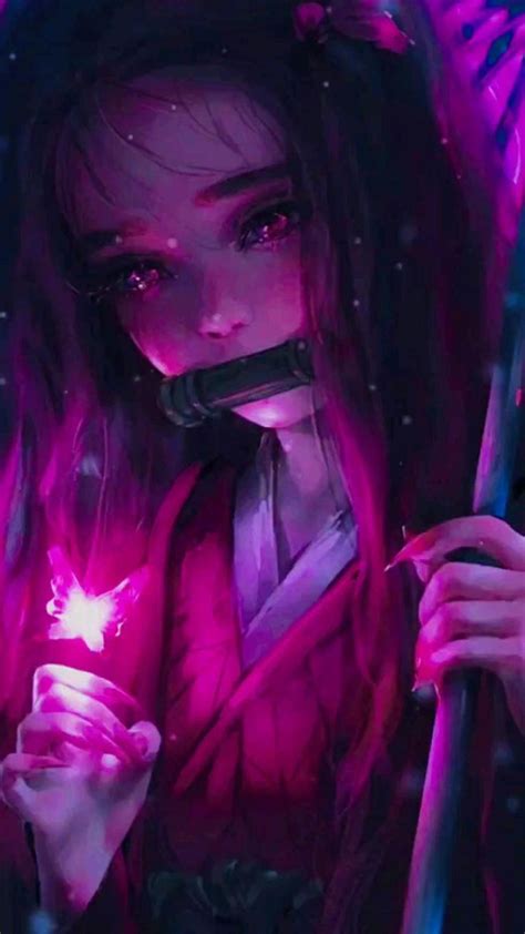 💖 Nezuko 💖 Live Wallpaper Anime Wallpaper Galaxy Wallpaper