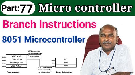 Branch Instructions 8051 Microcontroller Youtube