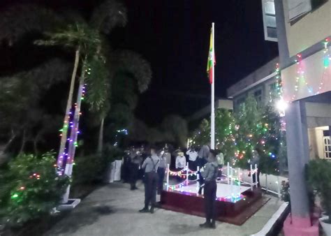 တမူးမြို့တွင် ၇၇ နှစ်မြောက် လွတ်လပ်ရေးနေ့ အလံတင်အခမ်းအနားနှင့် သဝဏ်လွှာဖတ်ပွဲ အခမ်းအနားကျင်းပ