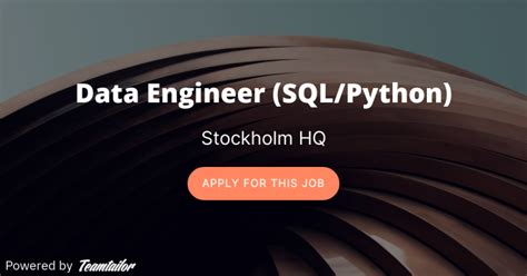 Data Engineer Sqlpython Nstart Andreas Gomm