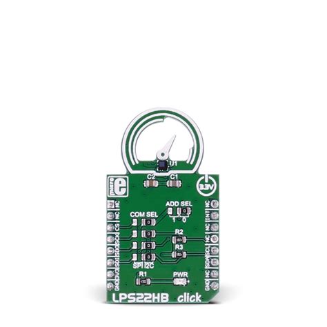 Lps22hb Click Board With Lps22hb Pressure Sensor Mikroelektronika