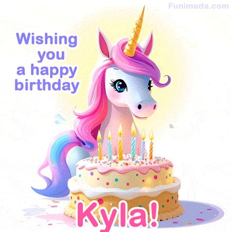 Cute Unicorn Birthday  For Kyla Download On