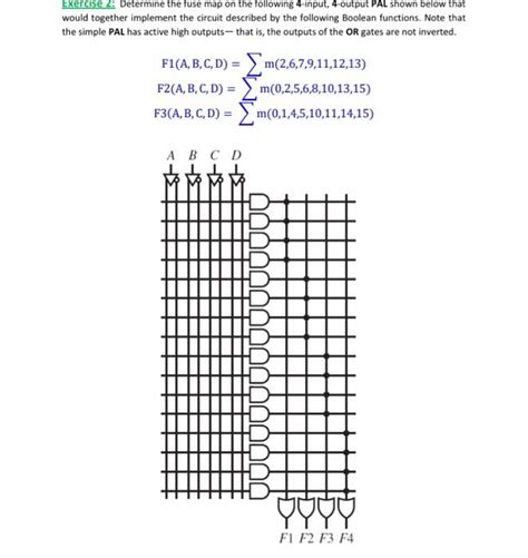Solved Exercise 2 Determine The Fuse Map On The Following