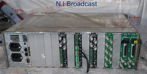 Vistek Interface Unit With AES Audio Multiplixers Dual Mux Etc N I Broadcast Ltd