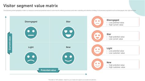 Visitor Segment Value Matrix Customer Segmentation Targeting And Positioning Guide For Effective