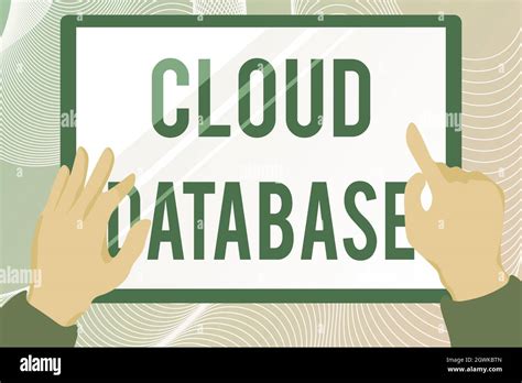 Handwriting Text Cloud Database Internet Concept Optimized Or Built