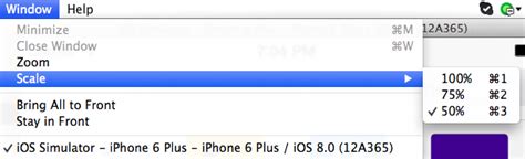 ios iphone 6 plus simulator scaling stack overflow