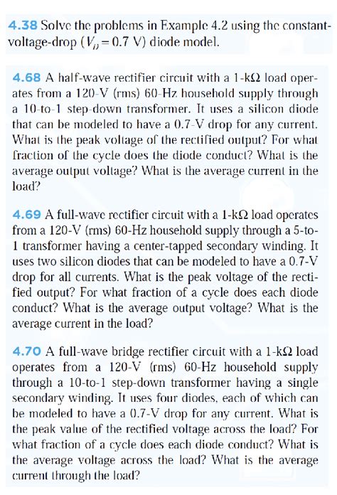 Solved Solve The Problems In Example Using The Chegg