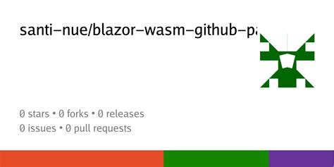 Santi Nueblazor Wasm Github Pages Template
