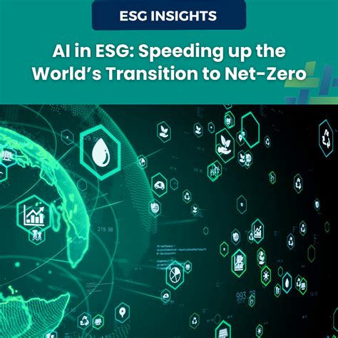 Artificial Intelligence In Esg Speeding Up Net Zero Transition Esgpedia