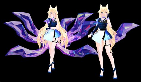 Tda Mmd Kda Ahri Tail Update Dl By Mangle Foxcian On Deviantart