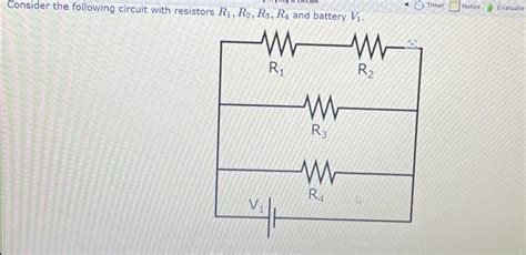 Solved Consider The Following Circuit With Resistors