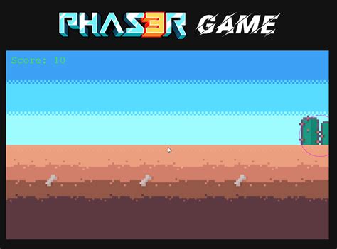 Phaser（二）：小恐龙跑酷游戏 阿里云开发者社区