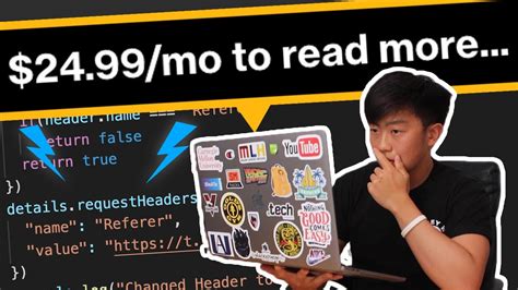 Bypassing All Subscription Paywalls With Computer Science Youtube