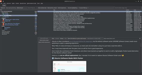 7 best feed reader apps for linux desktop