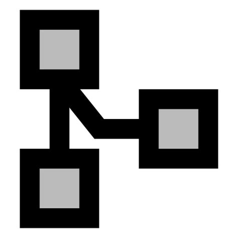 Git Programming Symbol Chart Line Block Hierarchy Icon Download