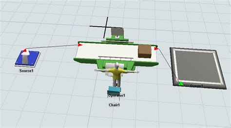 How To Make Operator To Sit And Work Using Chair Available In Flexsim