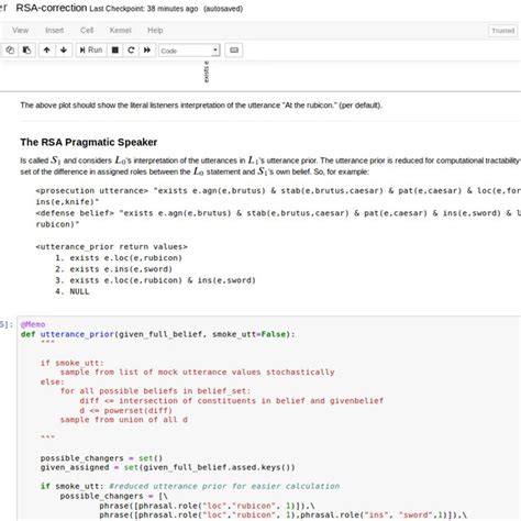 jupyter notebook excerpt download scientific diagram