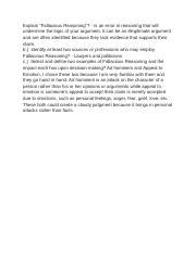 Understanding Fallacious Reasoning Examples And Impact On Course Hero