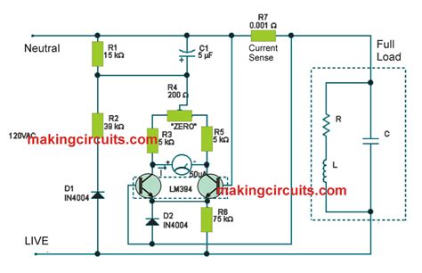 Schematic Diagram Of Wattmeter Circuit Diagram