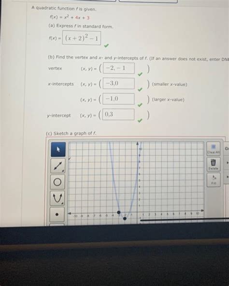 Solved A quadratic function f is given f x x² x Chegg com