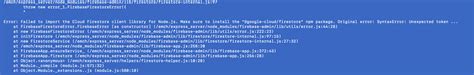 Firebase Admin Server Nodejs Initialization Error Issue Firebase Firebase Admin Node