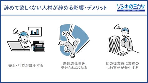 辞めて欲しくない従業員が辞める影響、原因と対策まとめ エンゲージメント製品比較サイト『ソシキのミカタ』