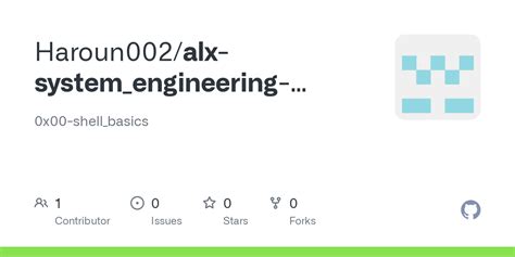 Github Haroun002alx Systemengineering Devops 0x00 Shellbasics