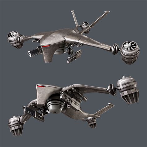 Hunter Killer Drone 3d Model Cgtrader