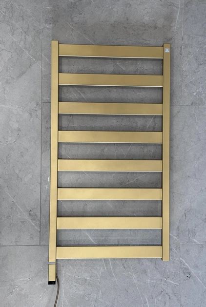 Полотенцесушитель электрический Terma VIVO 910x500 Brass, с ТЕНом ONE ...