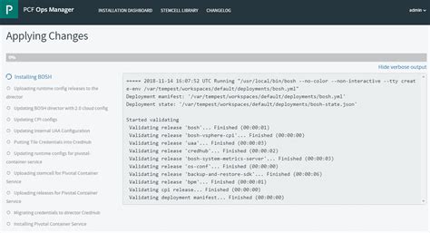 Configuring Pivotal Container Service Pks In Pcf Ops Manager Dashboard