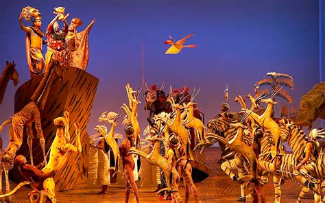 Wildebeest Lion King Broadway The Lion King Cg Crowds Artistry