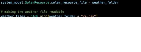 Weather Data Loading SAM Forum System Advisor Model SAM