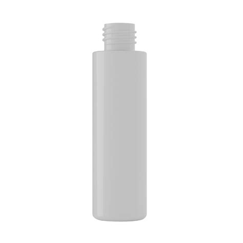 Cylinder White Hdpe Plastic Bottle Samples Pravada Private Label