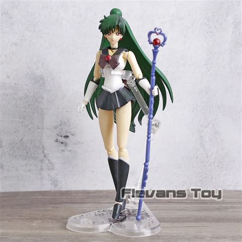 Pretty Guardian Sailor Moon Meiou Setsuna Sailor Pluto Pvc Action Figure Movable Figurine Model