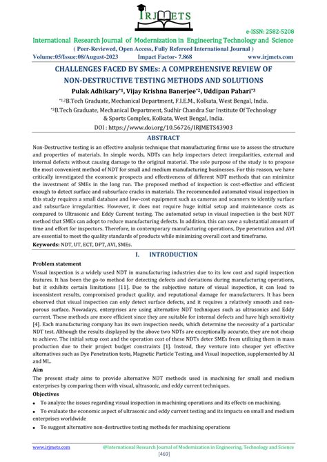 Pdf Challenges Faced By Smes A Comprehensive Review Of Non