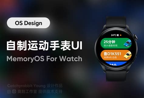 自制运动手表ui素材资源分享 即时设计