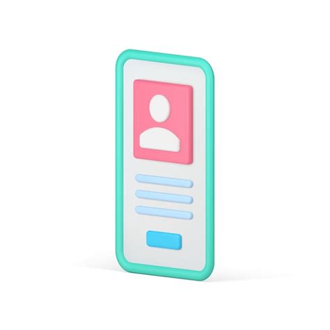 Premium Vector Mobile App User Profile Identification Homepage