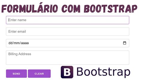 Html5 E Css3 AvanÇado FormulÁrio 3 Como Criar Um FormulÁrio Com Bootstrap Youtube