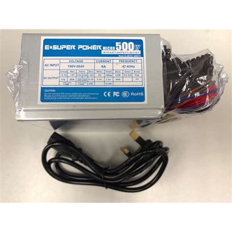 E Super Power Micro 500w Itx Micro Atx Power Supply Lazada