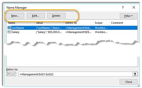 Excel The Name Box And Named Ranges Office Bytes
